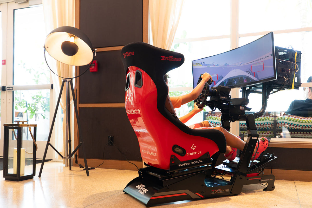 Sim Rental Pros: Sim Racing Activation at Generator Hotel