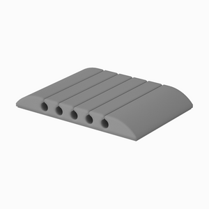 Foam Adhesive Cable Holders for Delicate Cables, Gray Foam