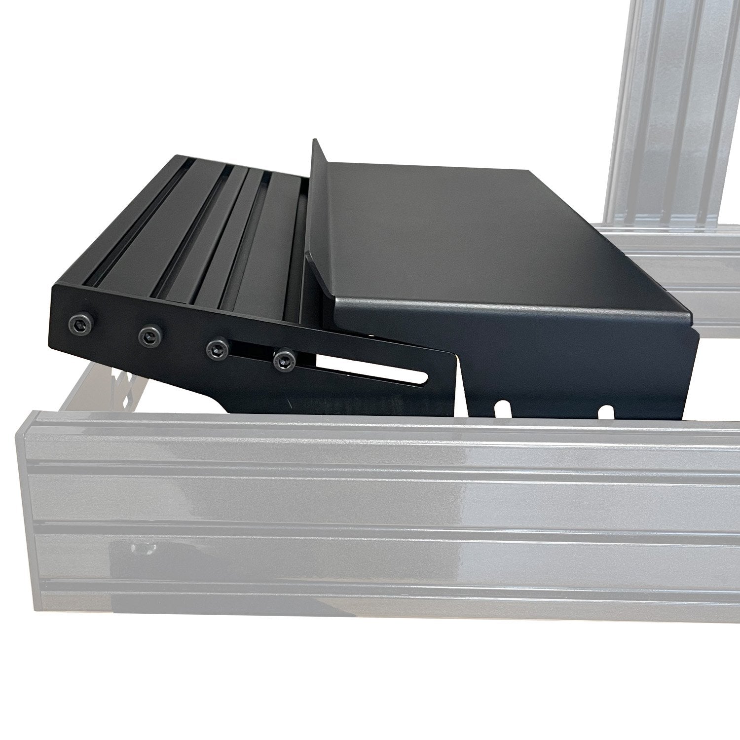 Triple Screen Add-On for Racing Simulator Aluminum Monitor Stand