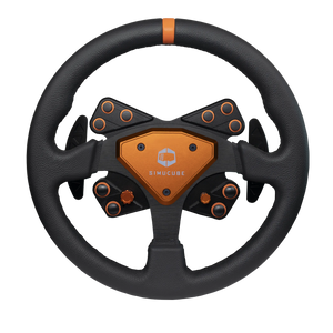 Simucube Tahko Round Orange Wireless Wheel - Drift & Rally